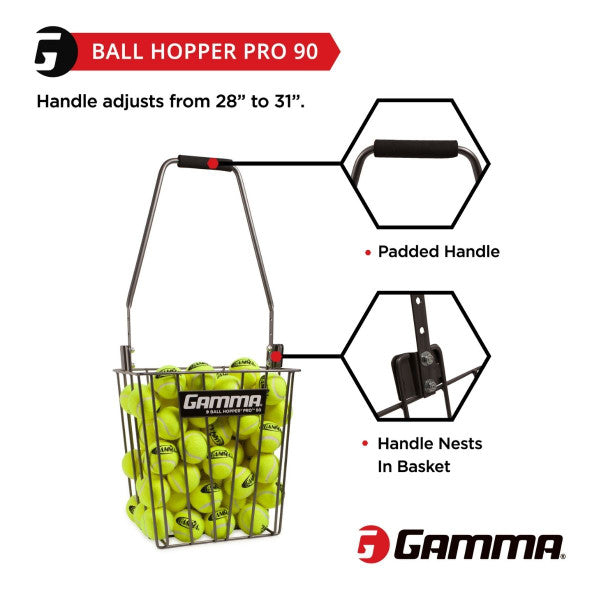 Gamma Tennis Ball Hopper Pro 90 — Active Sports